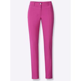 Heine Damen Bengalinhose, Rosa, Gr. 38, R&ouml;hrenhosen, Material: Viskose