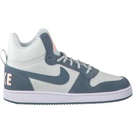 Nike - Court Borough Mid Prem - Silberne Turnschuhe