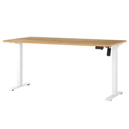 Pharao24.de H&ouml;henverstellbarer Schreibtisch Schreibtisch modern Made in Germany 180 cm breit