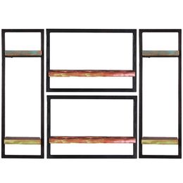 Pharao24.de Wandregale Wandboard Set vierteilig im Shabby Chic Stil (vierteilig)
