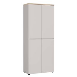 Pharao24.de B&uuml;roschrank Officeschrank in modernem Design 80 cm breit