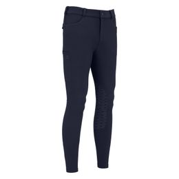 Pikeur Grip-Kniebesatz Reithose FENDRIK GRIPTEC KN blau Herren 50
