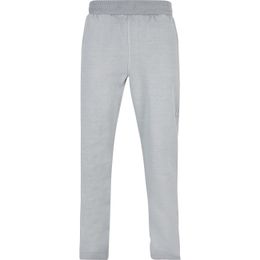 Urban Classics Herren Sweathose "Urban Classics Herren Heavy Terry Garment Dye Slit Sweatpants", grau, Gr. 5XL, unifarben, 100% Baumwolle, Hosen