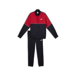 Puma Herren Trainingsanzug "Colourblocked Gewebter Trainingsanzug Herren", schwarz, Gr. L, Obermaterial: 100% Polyester. Einsatz: 100% Polyester,