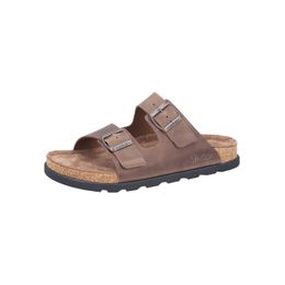 Rieker Herren Sandale "Sandale", Gr. 43, braun, Obermaterial: 50% Rindsleder Leather cow. 50% Lammleder LEL., Schuhe