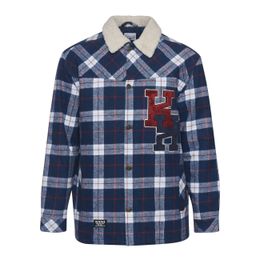 Karl Kani Herren Allwetterjacke "Karl Kani Herren", blau, Gr. S, mehrfarbig, 100% Baumwolle, Jacken