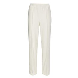 GOLDNER Damen Schlupfhose "Kurzgr&ouml;&szlig;e Rippenhose mit Biesen", wei&szlig;, Gr. 23, Obermaterial: 100% Polyester COOLMAX PES(Coolmax)., Hosen, Ohne