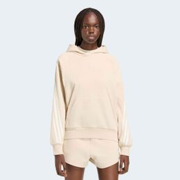 Damen Kapuzensweatshirt "W AK 3S OH HD"crystal linen, sanftes wei&szlig;, Gr. XS, adidas Sportswear, Obermaterial: 100% Baumwolle, Sweatshirts
