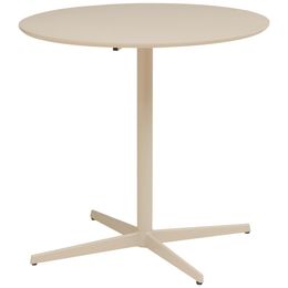 P & B Esstisch Bistrotisch, Kaschmir, Metall, Holzwerkstoff, rund, X-Form, 80x76x80 cm, Esszimmer, Tische, Esstische, Esstische rund