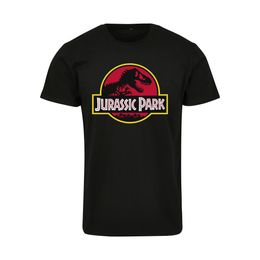 Merchcode Herren Kurzarmshirt "Merchcode Herren Jurassic Park Logo Tee"schwarz, Gr. S, unifarben, 100% Baumwolle, Shirts
