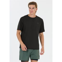 Virtus Herren Funktionsshirt "Maini", schwarz, Gr. S, unifarben, 86% Polyester, 14% Elasthan, Shirts, mit 4-Wege Stretch f&uuml;r viel Bewegungsfreiheit