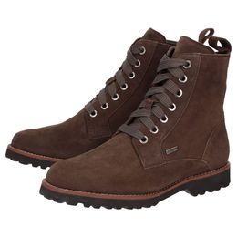 Sioux Damen Stiefelette "Merdit-733-TEX-WF-H", Gr. 37,5, braun, Obermaterial: 100% Lammveloursleder LAVL. 100% Gummi rubber., Schuhe