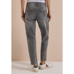 Cecil Damen Regular-fit-Jeans, grau, Gr. 32, unifarben, Jeans, 99% Baumwolle, 1% Elasthan, Jeans, mit hellgrauer Waschung