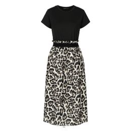 CLOUD 5IVE Damen Shirtkleid "CLOUD 5IVE T-Shirt-Dress"braun, Gr. XS, 95% Polyester, 5% Elasthan, Kleider