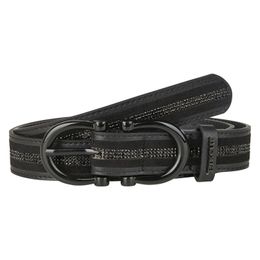Pikeur Selection G&uuml;rtel schwarz mit Glitzer 75 cm