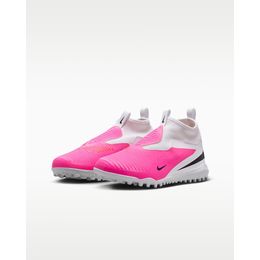 Nike M&auml;dchen Fu&szlig;ballschuh "JR PHANTOM 6 HIGH ACAD TF T", Gr. 37,5, pink, Synthetik, Textil, Schuhe, Ideal f&uuml;r den Einsatz auf kurzen