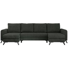 M&ouml;bel Kraft Wohnlandschaft Dunkelgrau grau Ma&szlig;e (cm): B: 312 H: 90 &raquo; M&ouml;bel Kraft