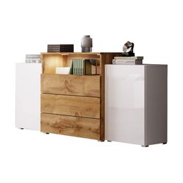 M&ouml;bel Kraft Sideboard holzfarben Ma&szlig;e (cm): B: 150 H: 82 &raquo; M&ouml;bel Kraft