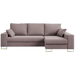M&ouml;bel Kraft Ecksofa mit Schlaffunktion Dorain grau Ma&szlig;e (cm): B: 242 H: 85 &raquo; M&ouml;bel Kraft