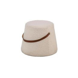 M&ouml;bel Kraft Pouf wei&szlig; Ma&szlig;e (cm): B: 42 H: 36 &raquo; M&ouml;bel Kraft