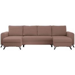 M&ouml;bel Kraft Wohnlandschaft Rosa rosa/pink Ma&szlig;e (cm): B: 312 H: 90 &raquo; M&ouml;bel Kraft