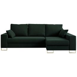 M&ouml;bel Kraft Ecksofa mit Schlaffunktion Dorain gr&uuml;n Ma&szlig;e (cm): B: 242 H: 85 &raquo; M&ouml;bel Kraft