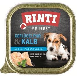 Rinti Feinest Adult Gefl&uuml;gel pur und Kalb 22x150 g