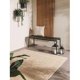 benuta Nest In- & Outdoor-Teppich Cleo Cream/Beige 240x340 cm - Teppich f&uuml;r Balkon, Terrasse & Garten