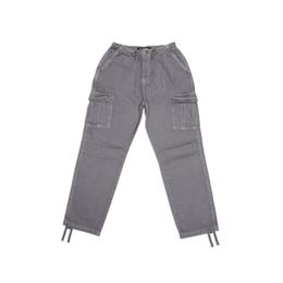 2Y STUDIOS Herren Cargohose "2Y Studios Lunas 2-Pocket Cargo Pants", grau, Gr. 38, unifarben, 100% Baumwolle, Hosen