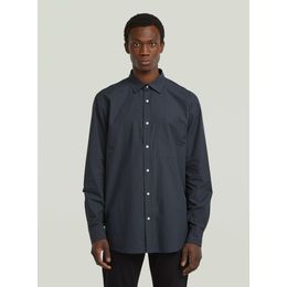 G-Star Raw G-STAR Herren Langarmshirt "One Pocket Regular Hemd", schwarz, Gr. XL, Obermaterial: 100% Baumwolle, Shirts