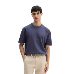 Marc O'Polo MARC O'POLO Herren T-Shirt "aus schwerem Bio-Baumwoll-Jersey", blau, Basic, Gr. XXXL, unifarben, Obermaterial: 100% Baumwolle, Shirts