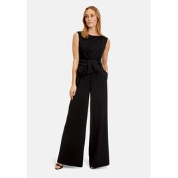 Vera Mont Damen Overall "Damen mit weitem Bein", schwarz, Gr. 42, Cr&ecirc;pe, Obermaterial: 95% Polyester, 5% Elasthan. Futter: 100% Polyester, Overalls,