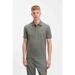 BOSS Orange Herren Poloshirt "Prime Regular Fit", gr&uuml;n, Gr. L, Jersey, Obermaterial: 100% Baumwolle, Shirts, Cotton Pique Polo aus 100% Baumwolle