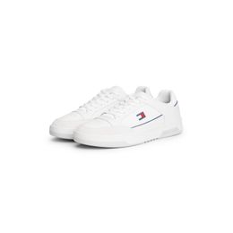 Tommy Jeans Herren Sneaker "Tommy Jeans PINPERF LTH BASKET", Gr. 41ecru, Lederimitat, Nappaleder, Textil, Veloursleder, Schuhe, Freizeitschuh,