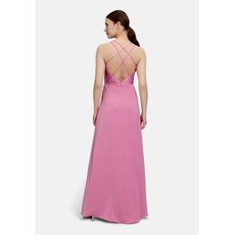 Vera Mont Damen Abendkleid "Damen mit V-Ausschnitt", rosa, Gr. 36, Satin, Obermaterial: 97% Polyester, 3% Elasthan. Futter: 100% Polyester, Kleider,