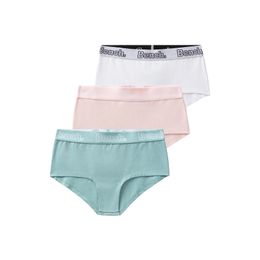 Bench. M&auml;dchen Panty, Gr. 122, bunt, Jersey, Obermaterial: 90% Baumwolle, 10% Elasthan, unifarben, Unterhosen, unifarben und meliert, mit Logobund,