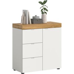 OTTO home Kommode &raquo;MAMBO II, Breite 77 cm, 1 T&uuml;r, 1 Einlegeboden, 3 Schubk&auml;sten&laquo; 1 Stk. tlg. Kommode, Anrichte, Wohnzimmer, Schlafzimmer Holzwerkstoff