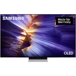 Samsung OLED-Fernseher &raquo;GQ48S90FAE&laquo; 120 cm/48 &prime;&prime; Smart-TV HDR, Dolby Atmos & AI Sound, Gaming Hub, Upscaling Pro, bis zu 144Hz schwarz Tizen Smart TV mit OS-
