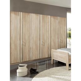 Wiemann Kleiderschrank &raquo;Meran&laquo; beige Holzwerkstoff B/H/T: 295,2cm x 216cm x 58cm, T&uuml;ren: 6 Stk.