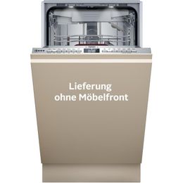 Neff vollintegrierbarer Geschirrsp&uuml;ler N 50 &raquo;S855EMX34E&laquo; 10 tlg. Ma&szlig;gedecke Automatische T&uuml;r&ouml;ffnung f&uuml;r Effizienz, flexible K&ouml;rbe & Schubladen beige 