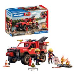 Playmobil Konstruktions-Spielset &raquo;Feuerwehr-Pickup (72194), City Action&laquo; Made in Europe rot Einheitsgr&ouml;&szlig;e Konstruktions-Spielset