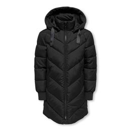 Kids Only M&auml;dchen KIDS Only Steppjacke &raquo;KOGSKYLAR HOOD JACKET VD OTW&laquo; mit Kapuze Langjacke mit abnehmbarer Kapuze 158