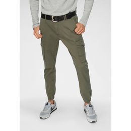 Jack & Jones Jack & Jones Herren Cargohose &raquo;PAUL FLAKE&laquo; Baumwollmischung, regular fit gr&uuml;n 28, L&auml;nge 32