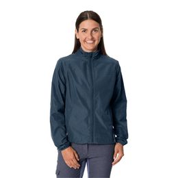 Vaude Damen Vaude Fahrradjacke &raquo;DUNDEE&laquo; ohne Kapuze winddicht, wasserabweisend, mit Rei&szlig;verschluss, atmungsaktiv blau 38