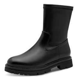 Marco Tozzi Damen Marco Tozzi Stiefelette Blockabsatz, Boots mit elastischem Schaft grau 39