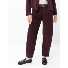 Brax Damen Cordhose Style MEGAN S BLACKBERRY VIOLET, dunkles lila, Gr. 36K