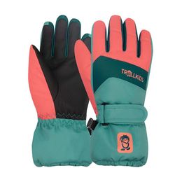 Trollkids Funktions-Handschuhe "Rauland" in T&uuml;rkis - 43% | Gr&ouml;&szlig;e 4,5 | Kinderhandschuhe