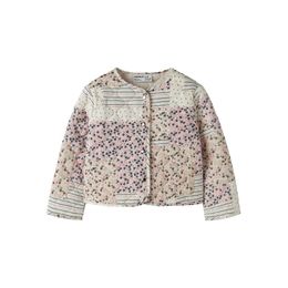 name it Steppjacke ''Lena'' in Creme/ Rosa - 14% | Gr&ouml;&szlig;e 92 | Kinderjacken