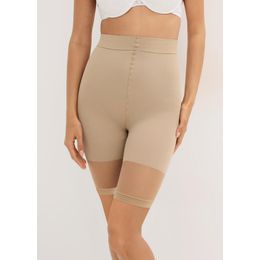 bonprix Damen Feinstrumpfleggings, Gr. 48, beige, Obermaterial: 80% Polyamid, 20% Elasthan, Strumpfhosen, k&uuml;hlendes Material, Formeffekt f&uuml;r Bauch