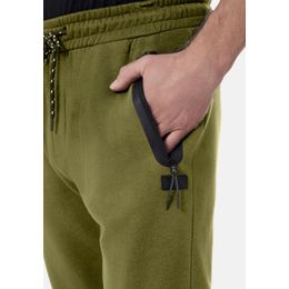Herren Sporthose "JAMES Jogginghose Sportspant", gr&uuml;n, Gr. L, HERO by John Medoox, Sweatware, 100% Polyester, Hosen, Sporthose Tapered Fit Sport